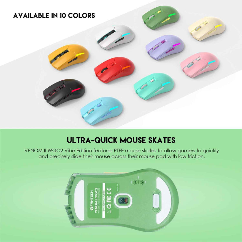 Fantech VENOM II WGC2 Wireless Mouse Gaming Rechargeable - Fantech ...