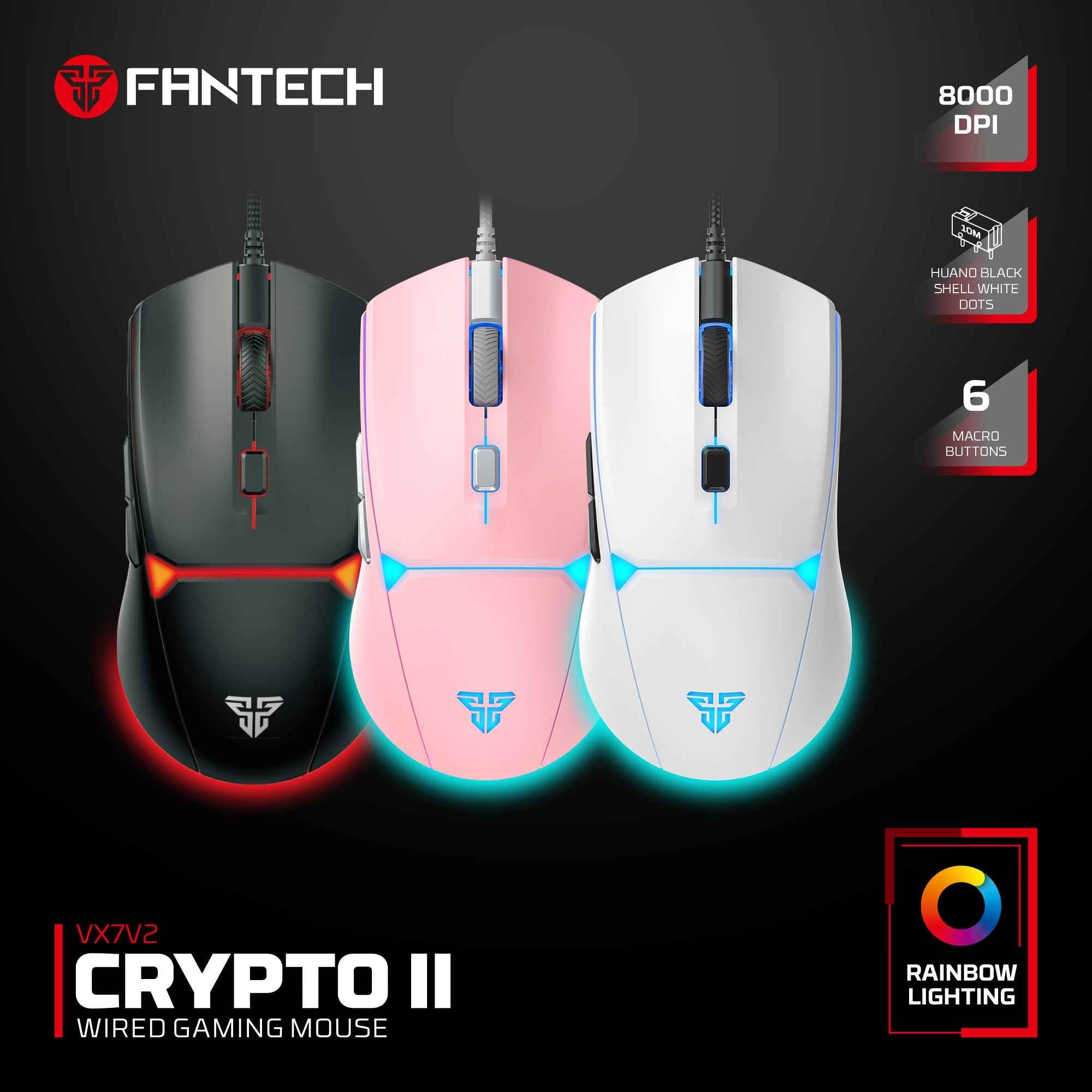 Fantech CRYPTO Gen II VX7V2 - Fantech Indonesia