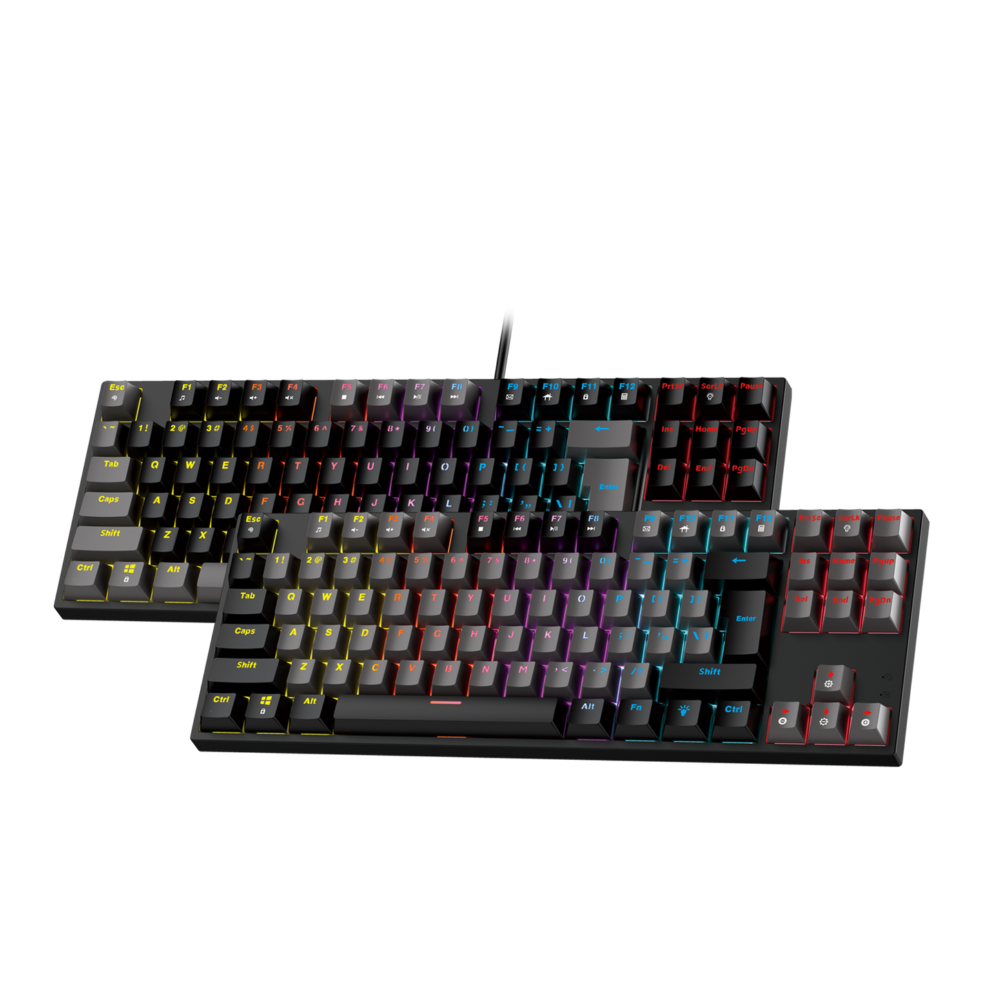 Keyboard Mekanik TKL Gaming ATOM MK876 RGB-Fantech – Fantech Indonesia