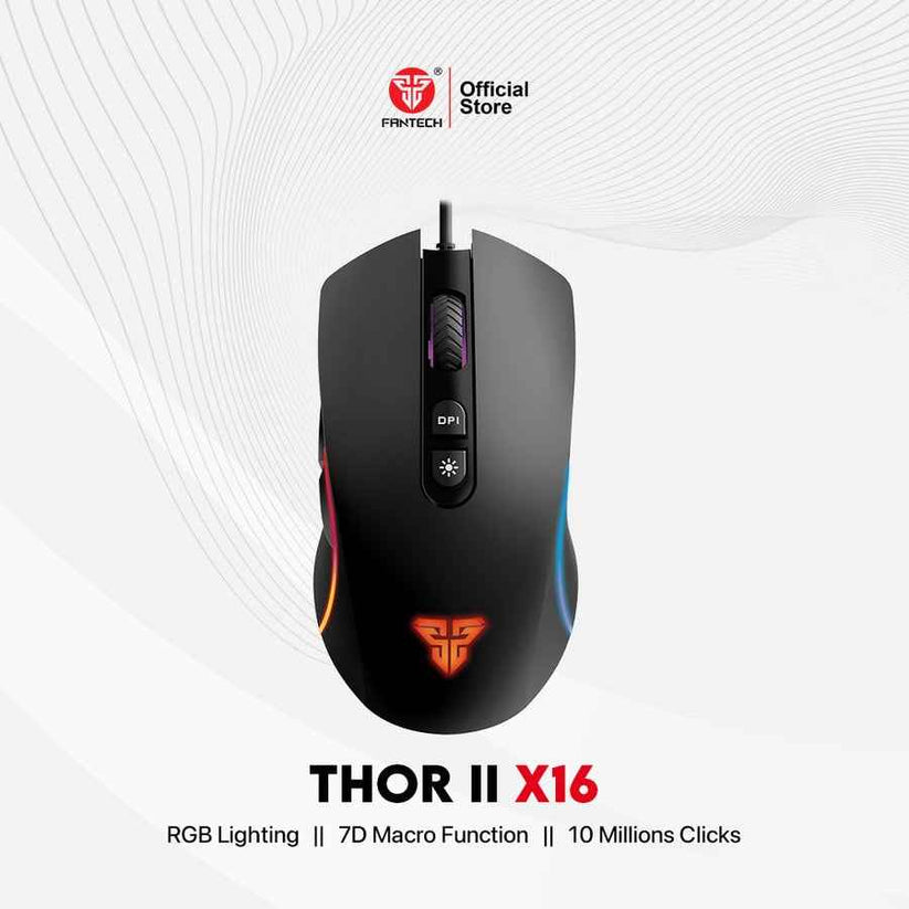 Mouse Gaming PIXART THOR II X16 - Fantech Indonesia