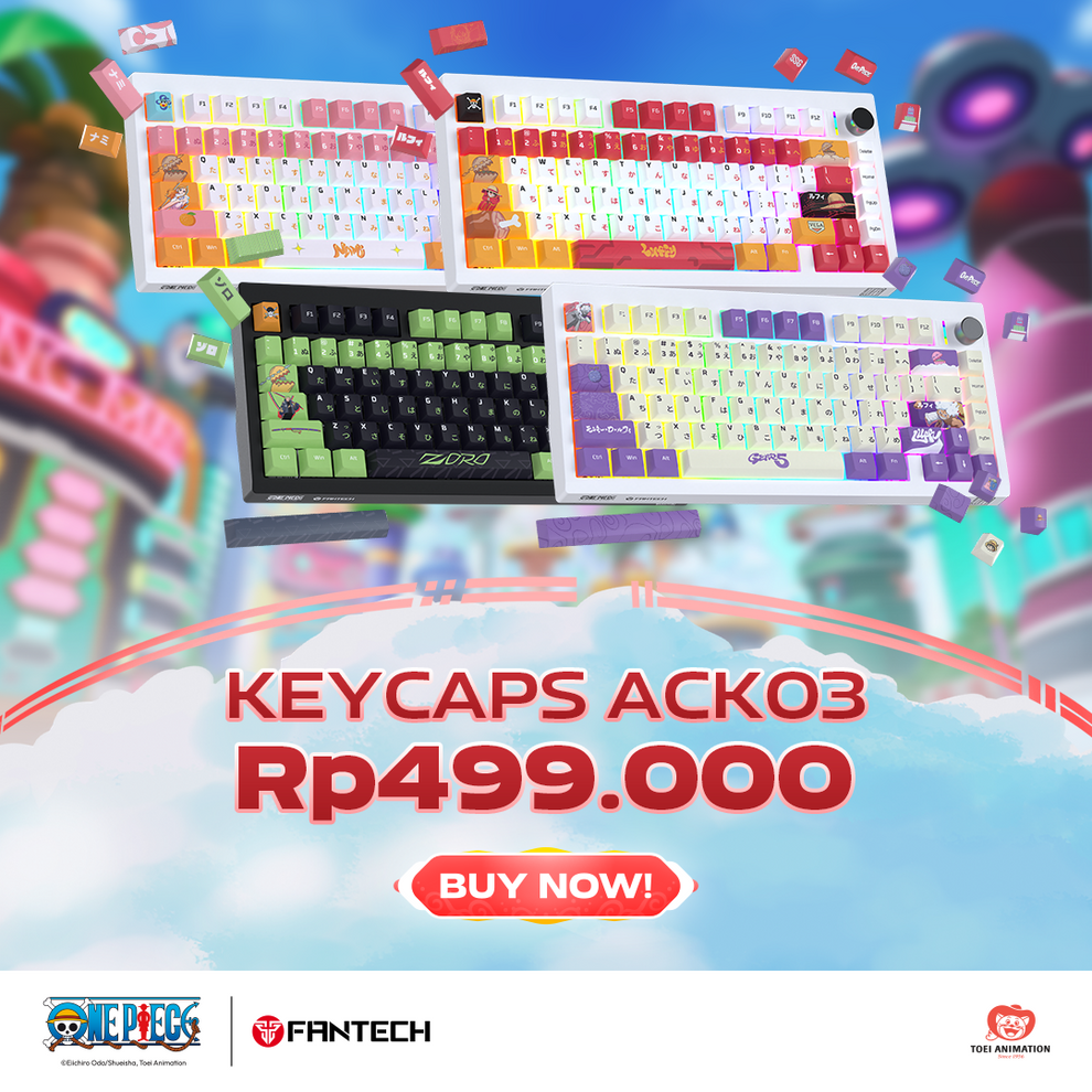 FANTECH X ONEPIECE EXCLUSIVE COLLABORATION KEYCAPS ACK03 - Fantech ...
