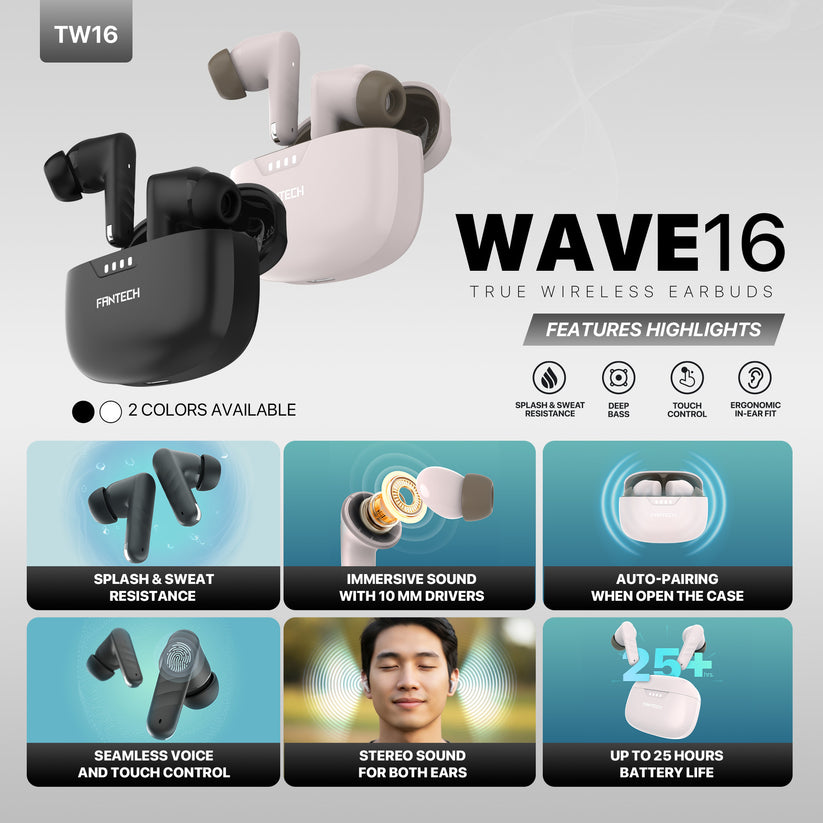Fantech TWS Wave TW16 - Fantech Indonesia
